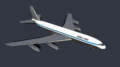 Boeing 707 3d Model By Timsamedov Fb0c5a7 Sketchfab Boeing 707 3d Model By Timsamedov Fb0c5a7 Sketchfab