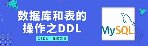 新手快速学会使用ddl对数据库和表的操作ddl怎么使用 Csdn博客