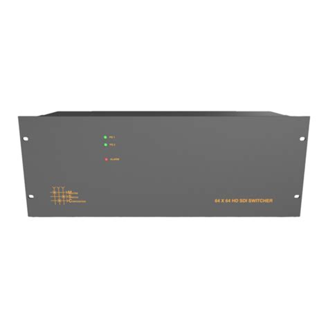 MATRIX SWITCH CORPORATION MSC XDM PRODUCT MANUAL Pdf Download ManualsLib