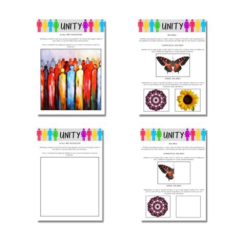 Unity Design Principle Unity Principles Of Design Printable Poster