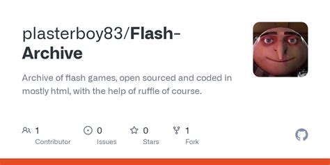 Github Plasterboy83flash Archive Archive Of Flash Games Open Sourced And Coded In Mostly