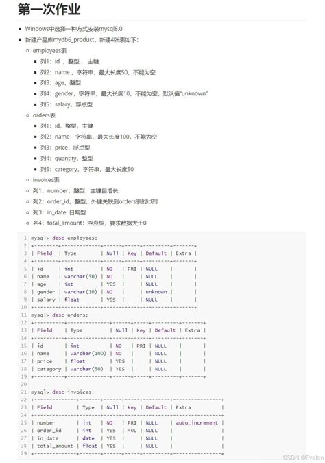 数据库第一次练习练习用的mysql数据库 Csdn博客