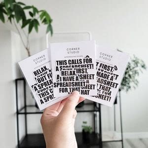 Funny Excel Stickers Excel Spreadsheet Excel Stickers Computer Stickers IT Stickers