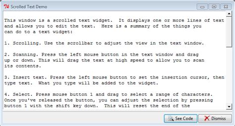 Py In My Eye Tkinter Scrolledtext Demo