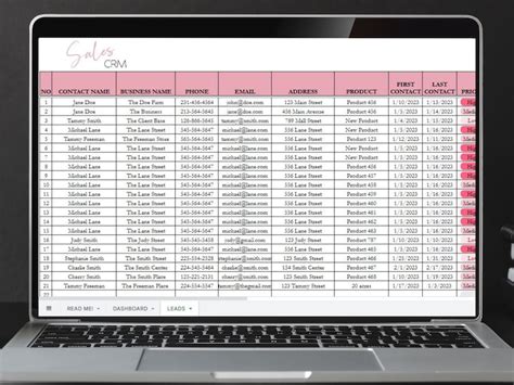 Sales CRM Template Excel CRM Google Sheet Crm Template Etsy