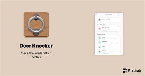 Install Door Knocker On Linux Flathub