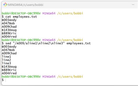 How To Use Sed To Insert Multiple Lines After Match Collecting Wisdom