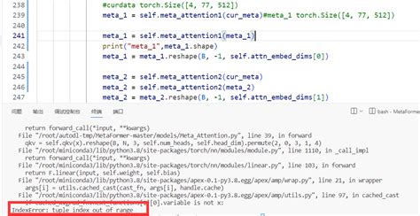 模型训练 Apex库报错indexerror Tuple Index Out Of Range Csdn博客