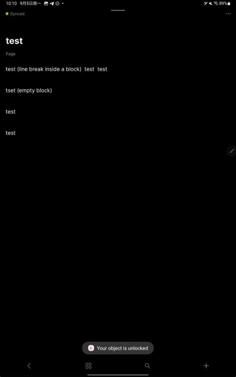 anytype went unresponsive when lock or unlock a large object bug