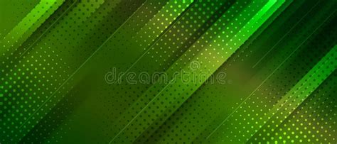 Abstract Green Halftone Dotted Lines Background Stock Image Image Of