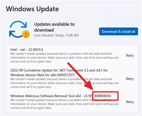 fix windows 11 couldn t install update because of a date and time problem