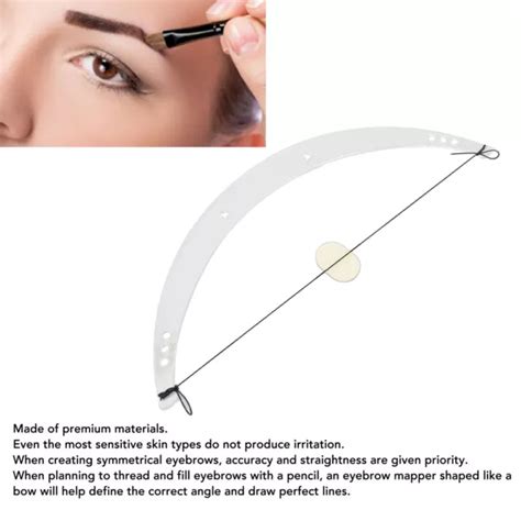 EYEBROW LEVEL MAPPING Tool Plastic Eyebrow Mapper With Strings Practice Tool PicClick UK