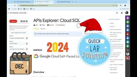 2024 Apis Explorer Cloud Sql Qwiklabs Gsp423 With