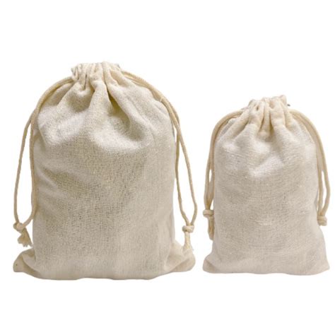 Canvas Drawstring Pouch Canvas String Pouch Small Canvas Drawstring