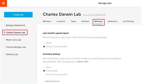 Receive An Inventory Backup Via Email Quartzy Support