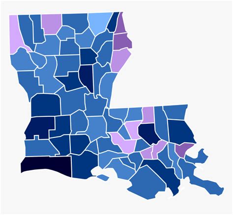 Louisiana Clipart Svg Louisiana Political Map 2018 Hd Png Download
