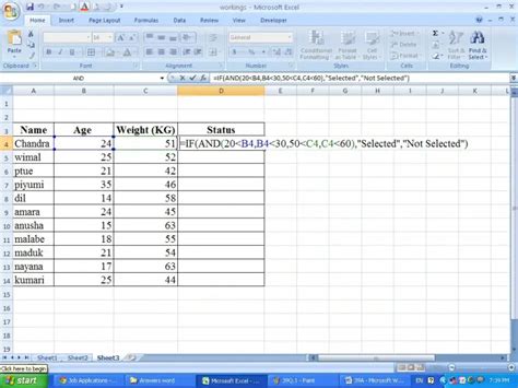 Excel Formula Needed To Select Players For An Event