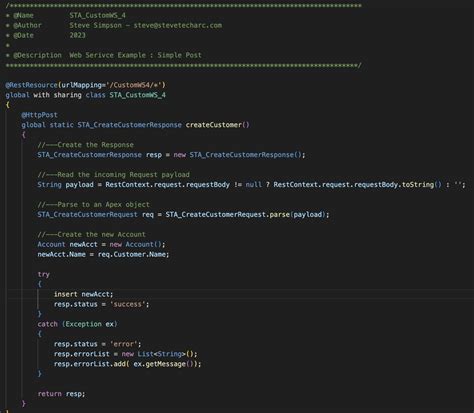 Apex Web Service Building Blocks For Web Wizards — Stevetecharc