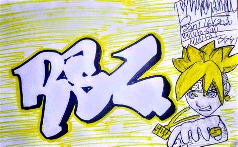 Boruto Graffiti Art Narutoshippuden By Rogersav On Deviantart