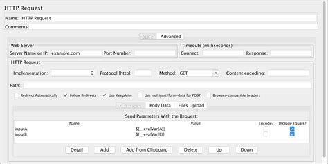 Temporarily Removing An Argument From A Jmeter Request Stack