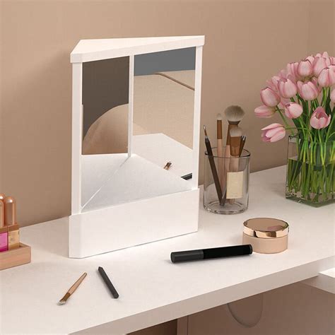 Solautey Non Reversing Mirror With Authentic Image Reflection Non