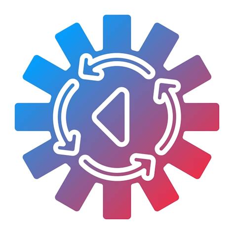 Premium Vector Process Simulation Icon Vector Image Can Be Used For Factory