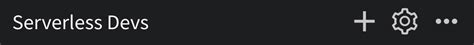 Serverless Devs VSCode 插件开发讨论 Issue Serverless Devs Serverless Devs GitHub