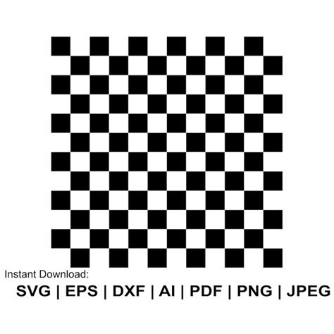 Checkerboard Svg Seamless Checker Pattern Svg Black And Wh Inspire