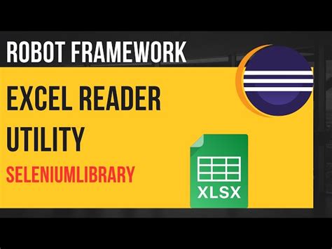Robot Framework Excel Library Exle