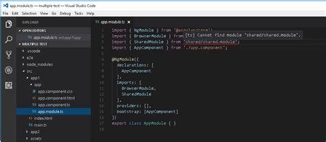 Angular Typescript Path In Vs Code Stack Overflow