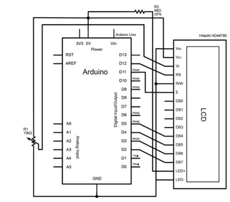 Arduino Ile Lcd Display