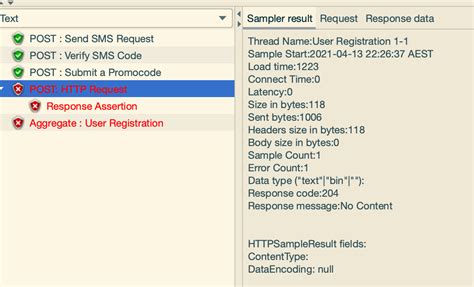 Jmeter 541 Failing For 204 Response Stack Overflow
