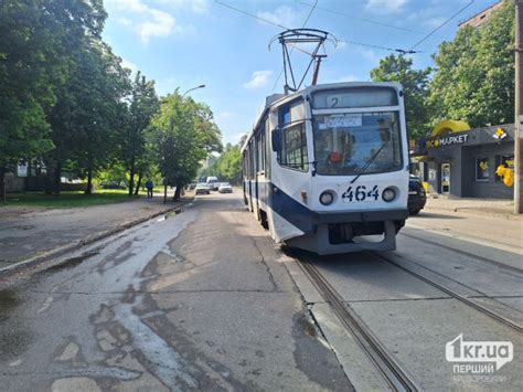 У Кривому Розі через ДТП тимчасово перекритий рух трамваїв Перший Криворізький
