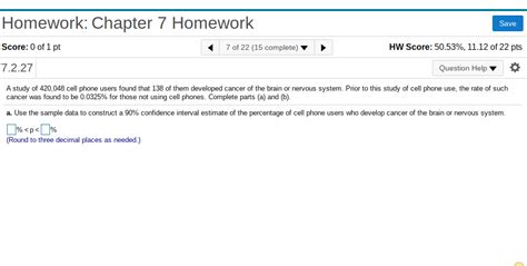 Solved Homework Chapter 7 Homework Save Score 0 Of 1 Pt 7