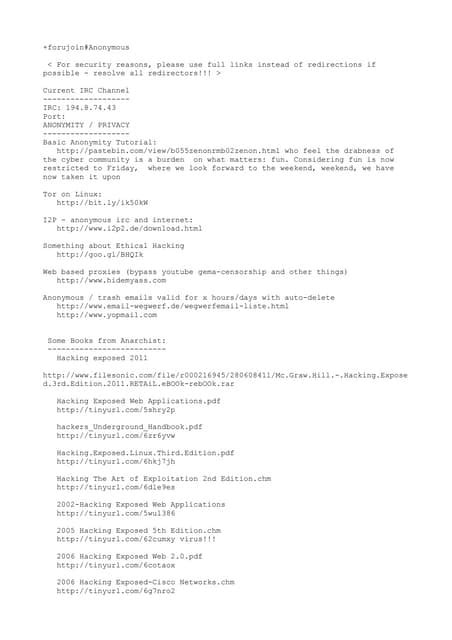 anonymous handbook on hacking pdf
