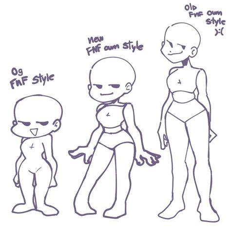 Fnf Base Girl In Characters Inspiration Drawing Anime Poses Reference Sketch Book