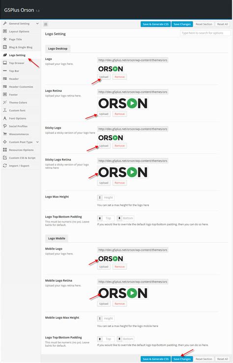How To Build Header Area G5Theme Support