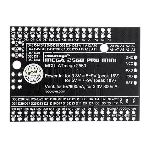 Robotdyn Mega 2560 Pro Mini 5v Atmega2560 16au No Pin Headers Developm