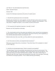 The Cell Bacterial Cell Structure Understanding The General Course Hero