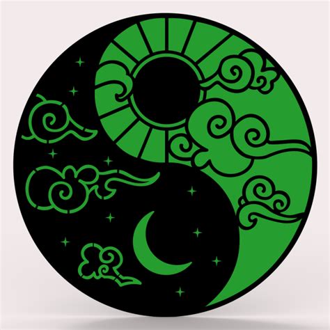 Yin Yang 3d Model In Exhibit 3dexport