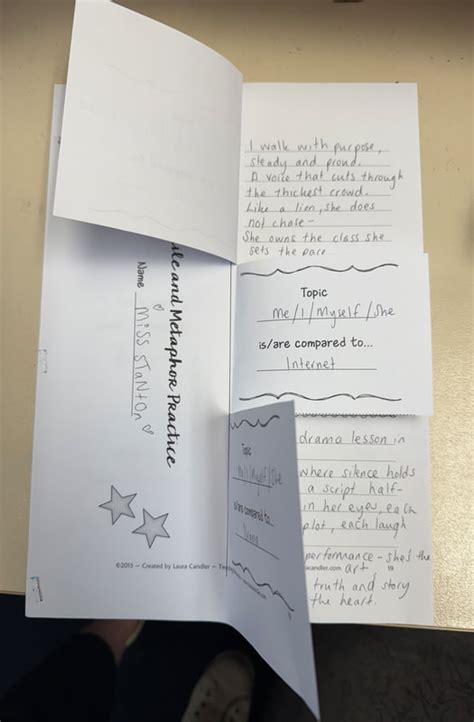 Figurative Language Comparison Poetry Miss Stantons Creative Learning Space