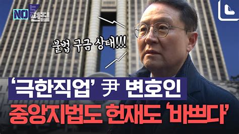 오전은 중앙지법 오후는 헌재로 윤 대통령 변호인들의 바쁜 하루 네이버 Tv