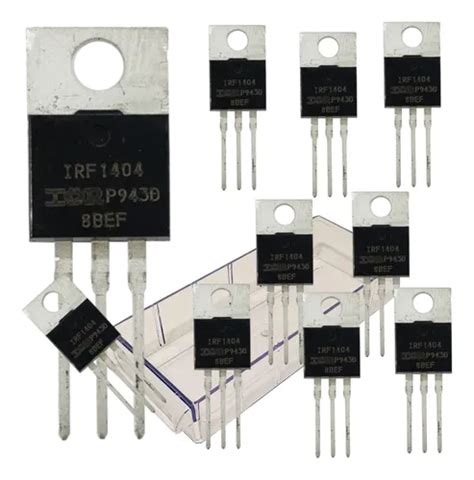 Transistor Fet Mosfet Irf1404 10 Peças Irf 1404 Original Frete Grátis