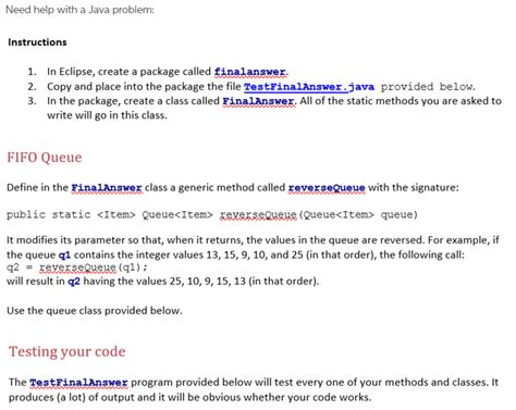 Solved Need Help With A Java Problem Instructions 1 In