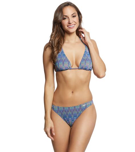 solar women s tan thru missoni blue bikini set at free shipping