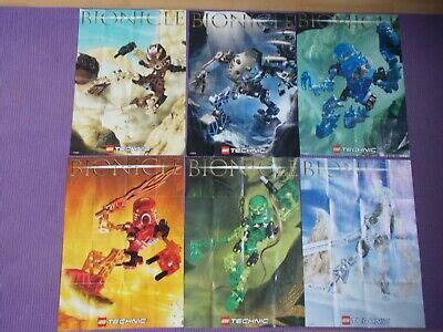 SET OF Lego Bionicle Toa Mata Posters No Lego