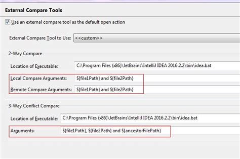 Intellij Idea Use Intelijj As Default Diffmerge Tool In Eclipse