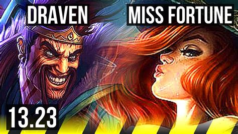 Draven And Thresh Vs Miss Fortune And Nautilus Adc 1412 19m Mastery