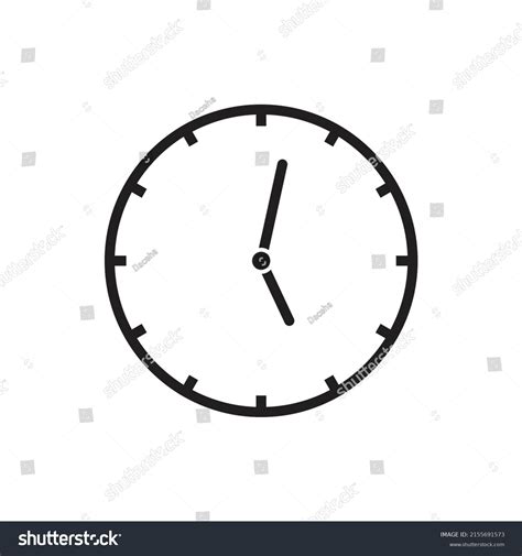 Clock Vector Website Symbol Icon Presentation Stock Vector Royalty Free 2155691573 Shutterstock