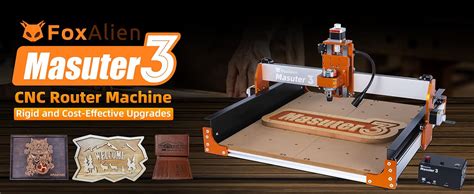 Foxalien Cnc Router Machine Masuter 3 With Steel Wheels 3 Axis Engraving Milling Machine 15 75